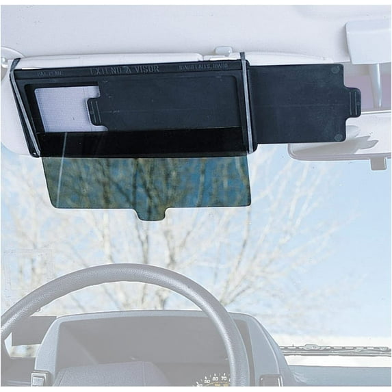 Extend-A-Visor Auto Sun Extension, Front Side Anti-Glare Shield, Driver ...