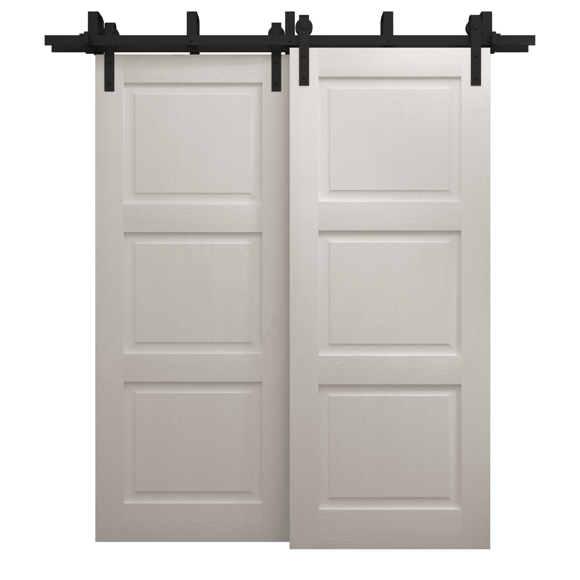 Sliding Closet Barn Bypass Doors 56 x 80 inches | Ego 5010 Painted ...