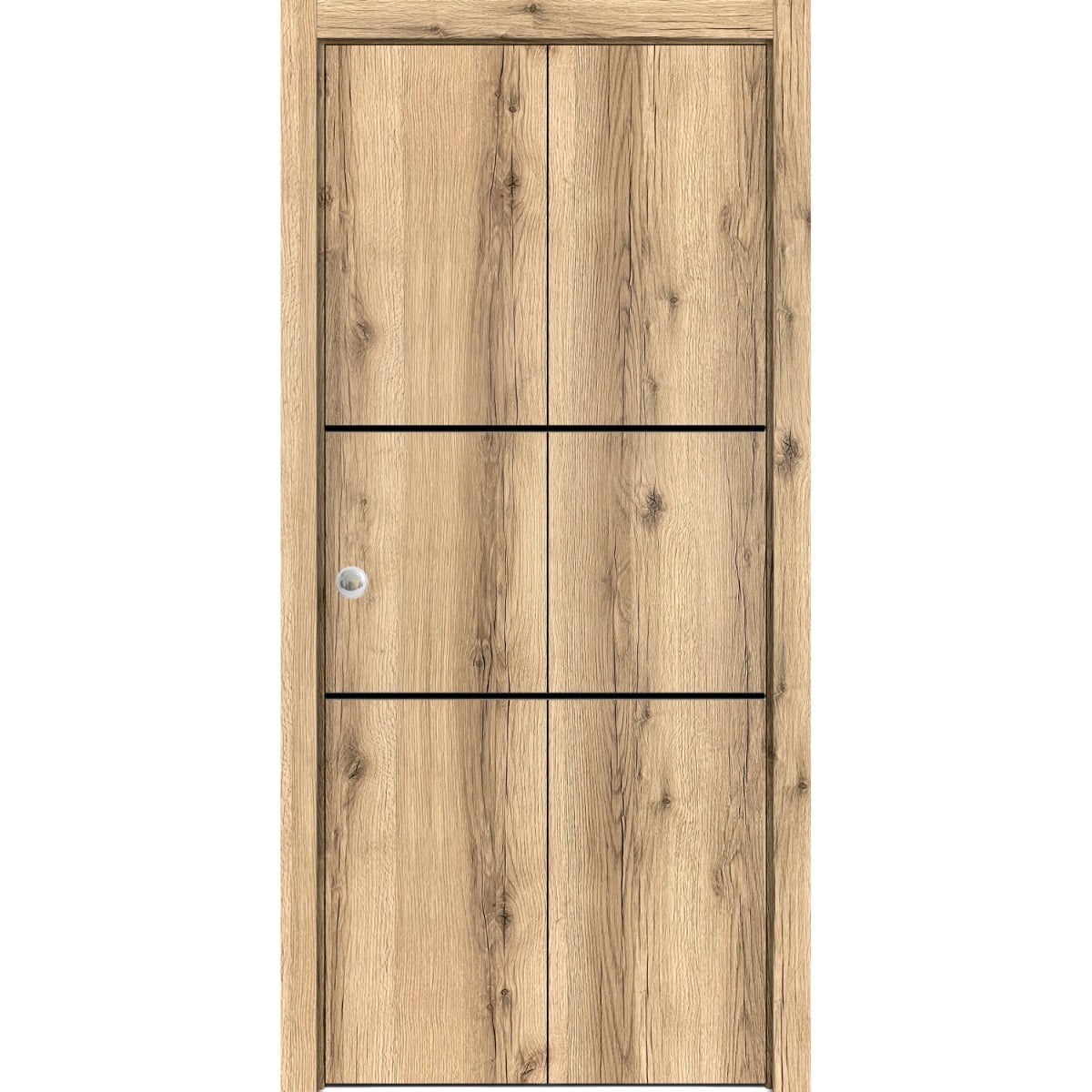 Sliding Closet Bi-fold Doors 36 x 80 inches | Planum 0014 Oak with ...