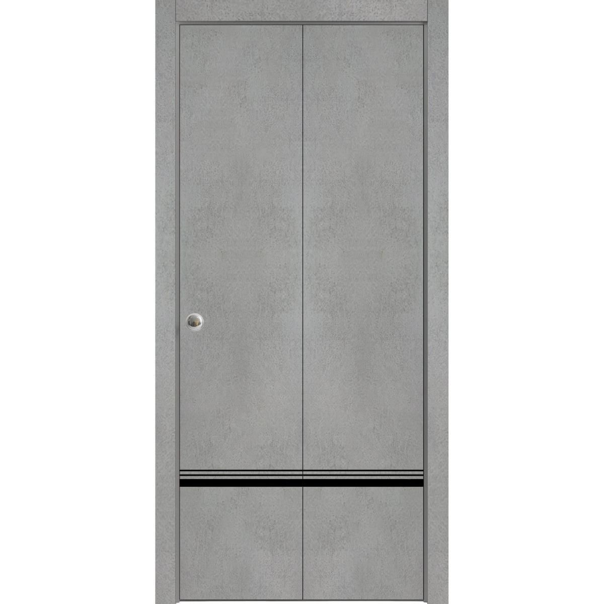 Sliding Closet Bi-fold Doors | Planum 0012 Concrete - Walmart.com