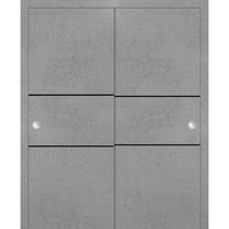 Sliding Closet Bypass Doors 72 x 80 with hardware - Walmart.com