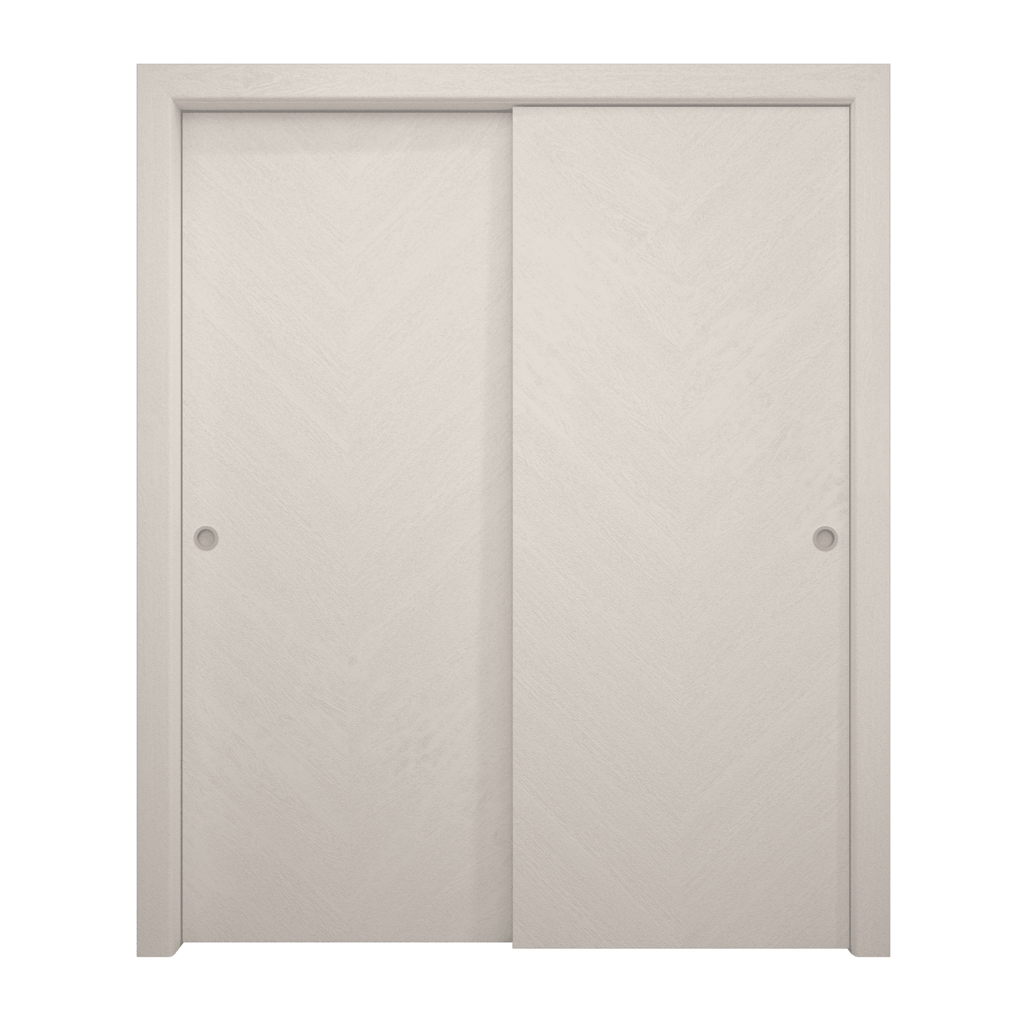Sliding Closet Bypass Doors 48 x 84 inches | Ego 5005 Painted White Oak ...