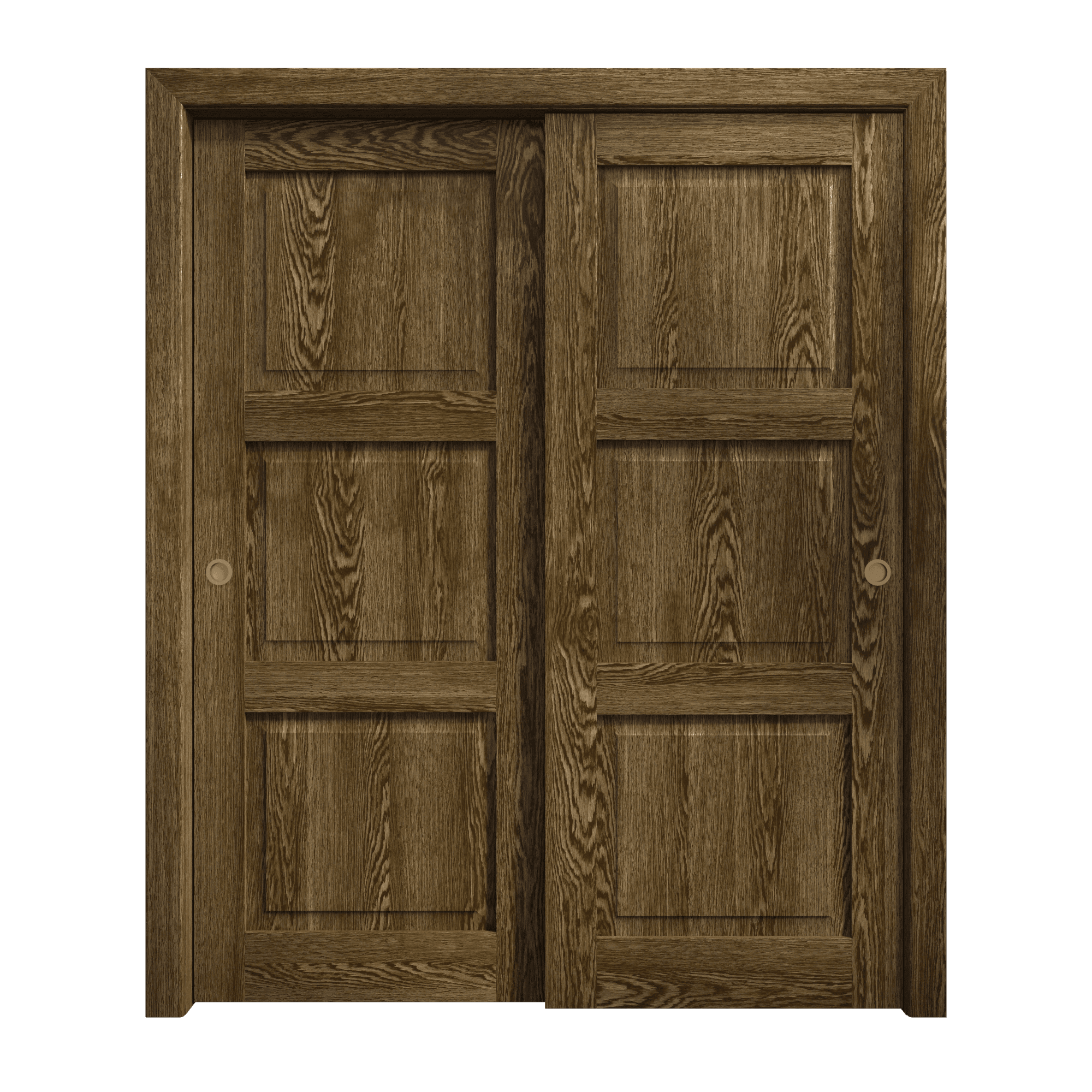 Sliding Closet Bypass Doors 48 x 96 inches | Ego 5010 Marble Oak ...