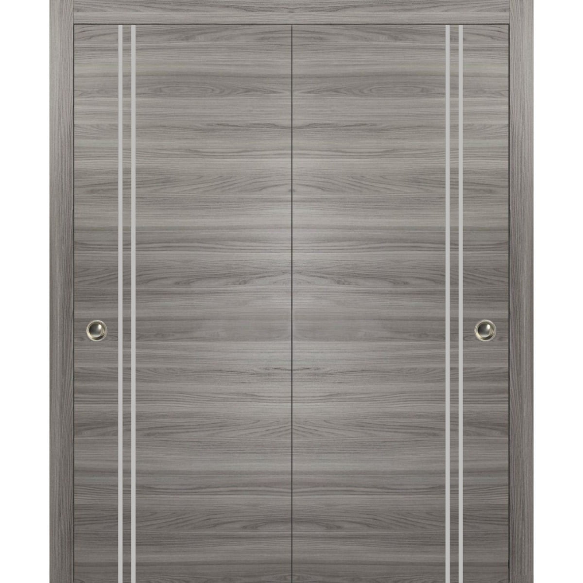 Sliding Closet Bypass Doors 48 x 96 inches | Planum 0310 Ginger Ash ...
