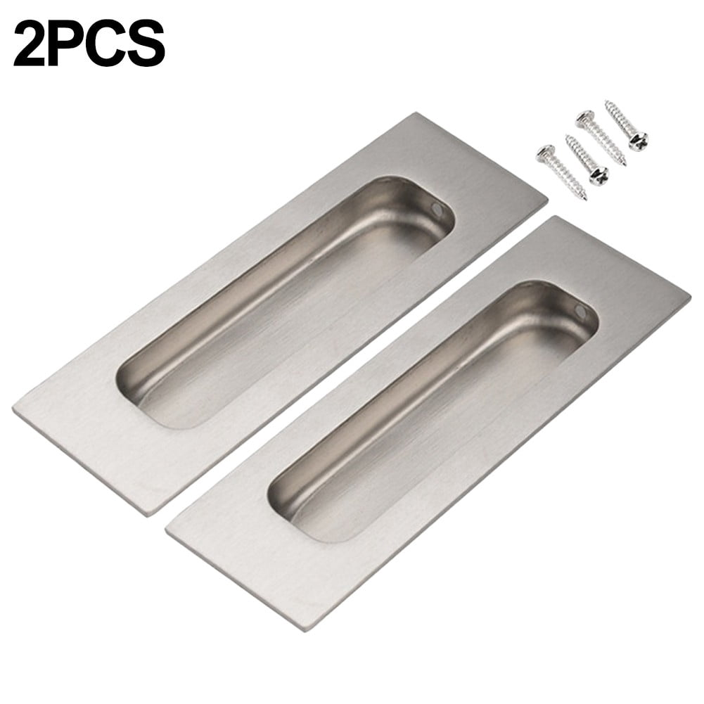 Sliding Closet Door Flush Pulls for Sliding Cabinet Drawer 2/4 Pack ...
