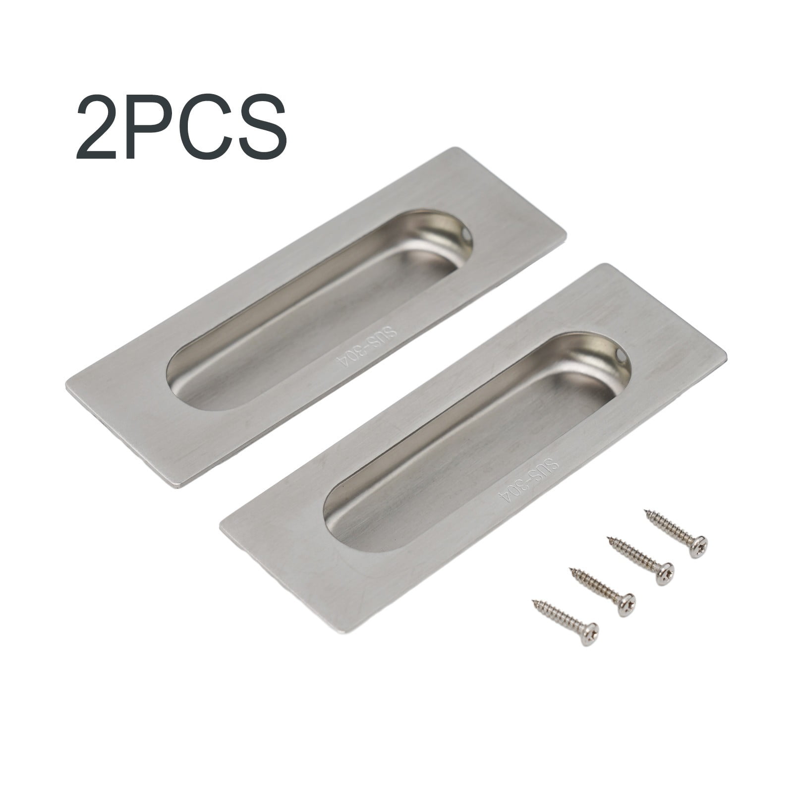 Sliding Closet Door Flush Pulls for Sliding Cabinet Drawer 2/4 Pack ...
