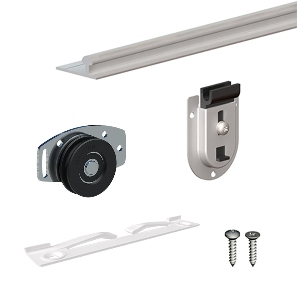Sliding Closet Door Hardware kit - 70-inch Tracks for 2 Bypass Doors up ...