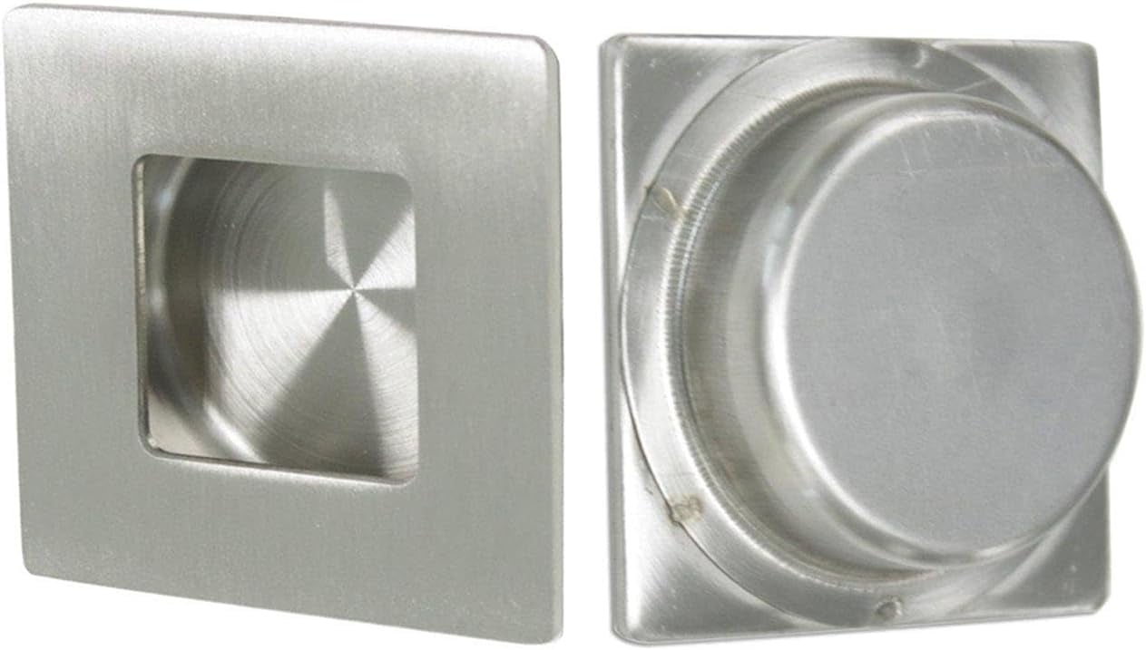 Sliding Closet Door Pulls Handles 5 Pack - Homdiy MC009 Square Flush ...