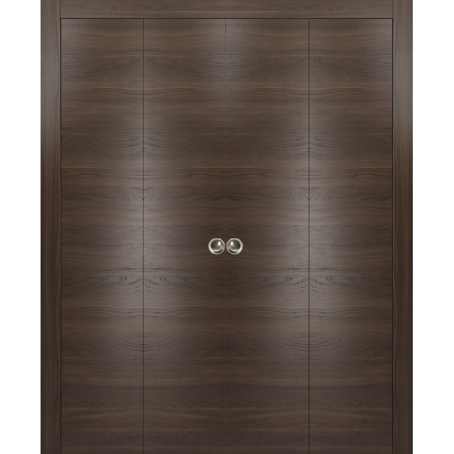Sliding Closet Double Bi-fold Doors | Planum 0010 Chocolate Ash ...