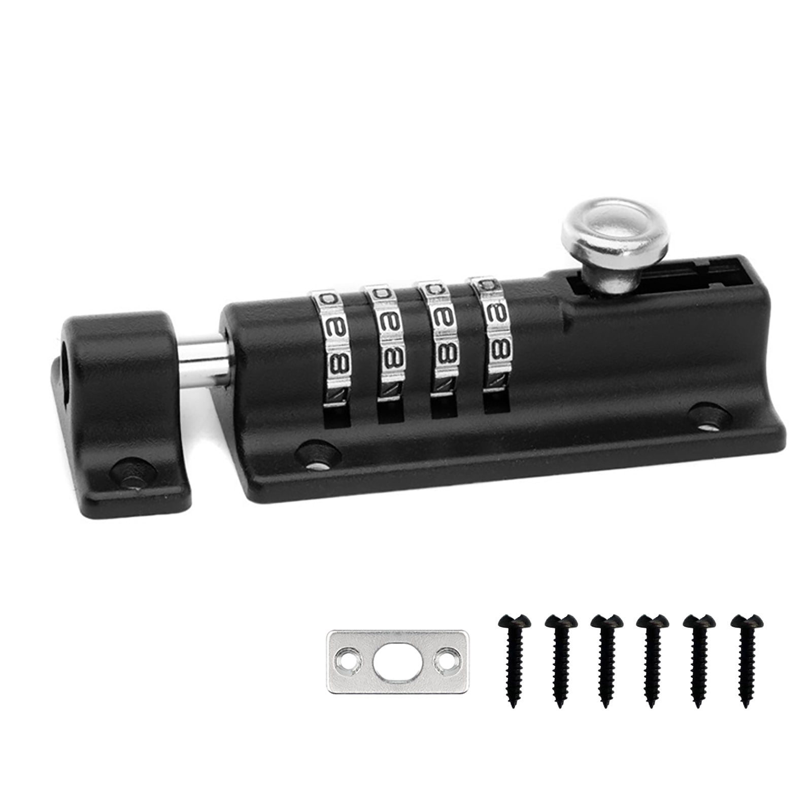 Sliding Combination Bolt gate Lock Combi Bolt Latch Keyless Combination ...
