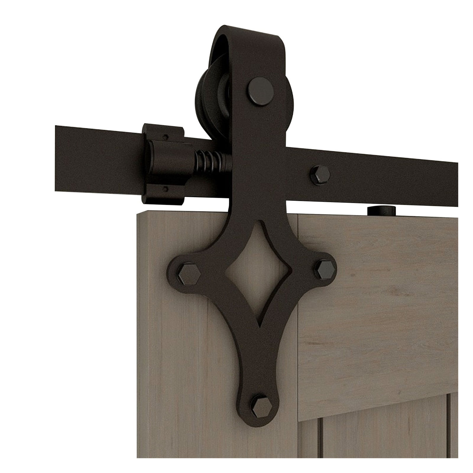 Sliding Door Accessories For Single Wooden Door, Rail Kit With Rhombus ...