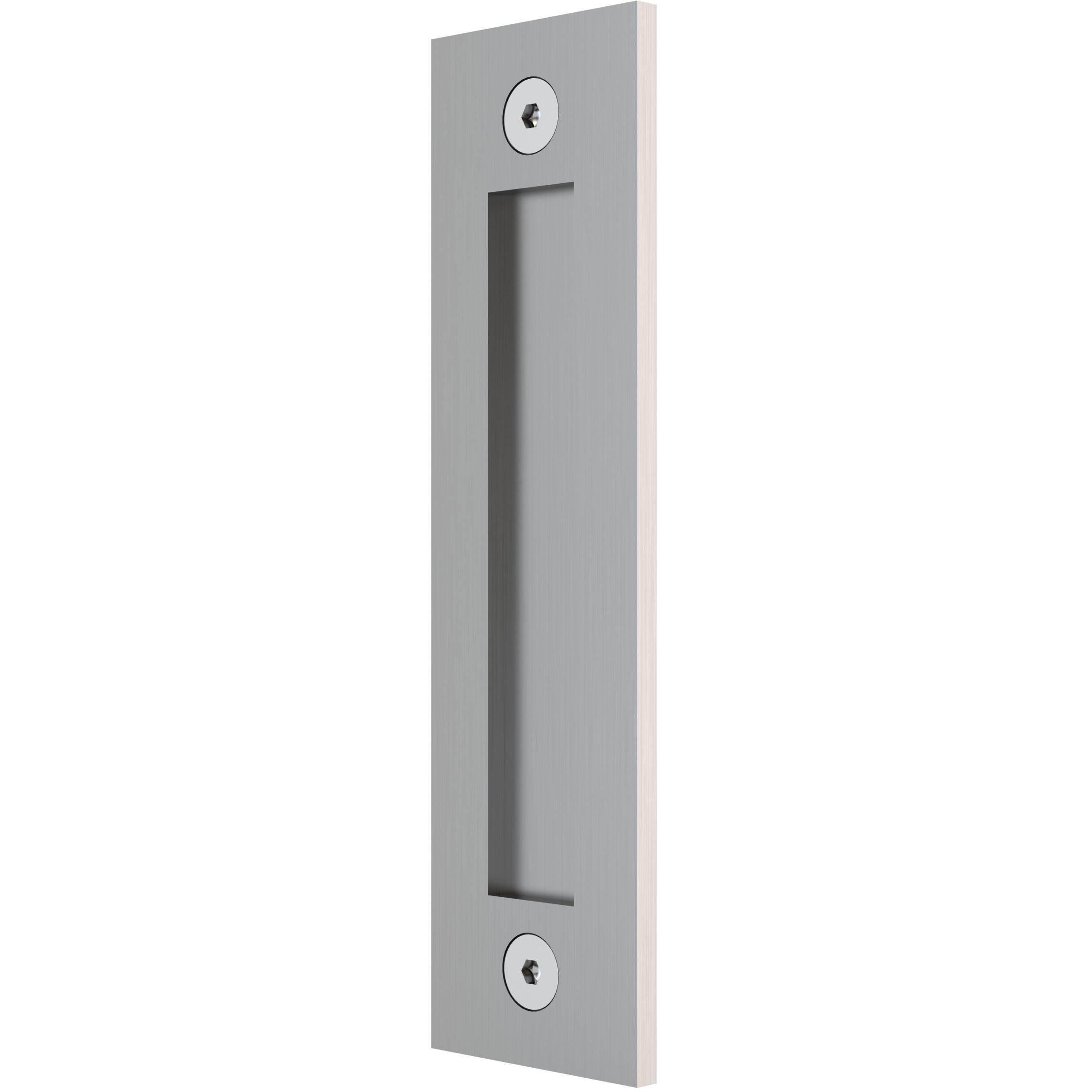 Sliding Door Flat Pull with Square Opening, 8-1/2 Inches, Satin ...
