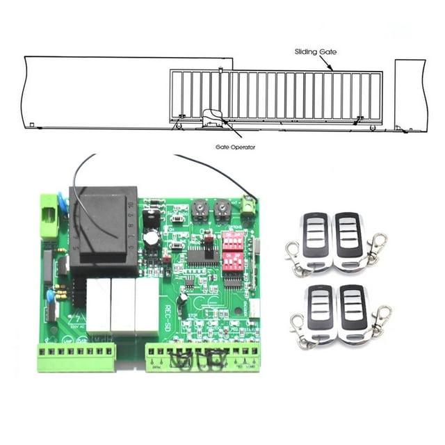 Sliding Door Gate Motor Controller Circuit Board Electronic Card For ...