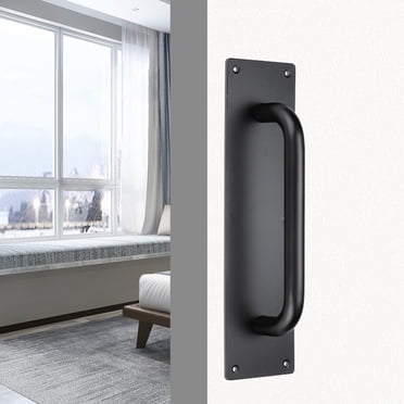 Black Recessed Invisible Sliding Door Push/Pull Flush Door Handle ...