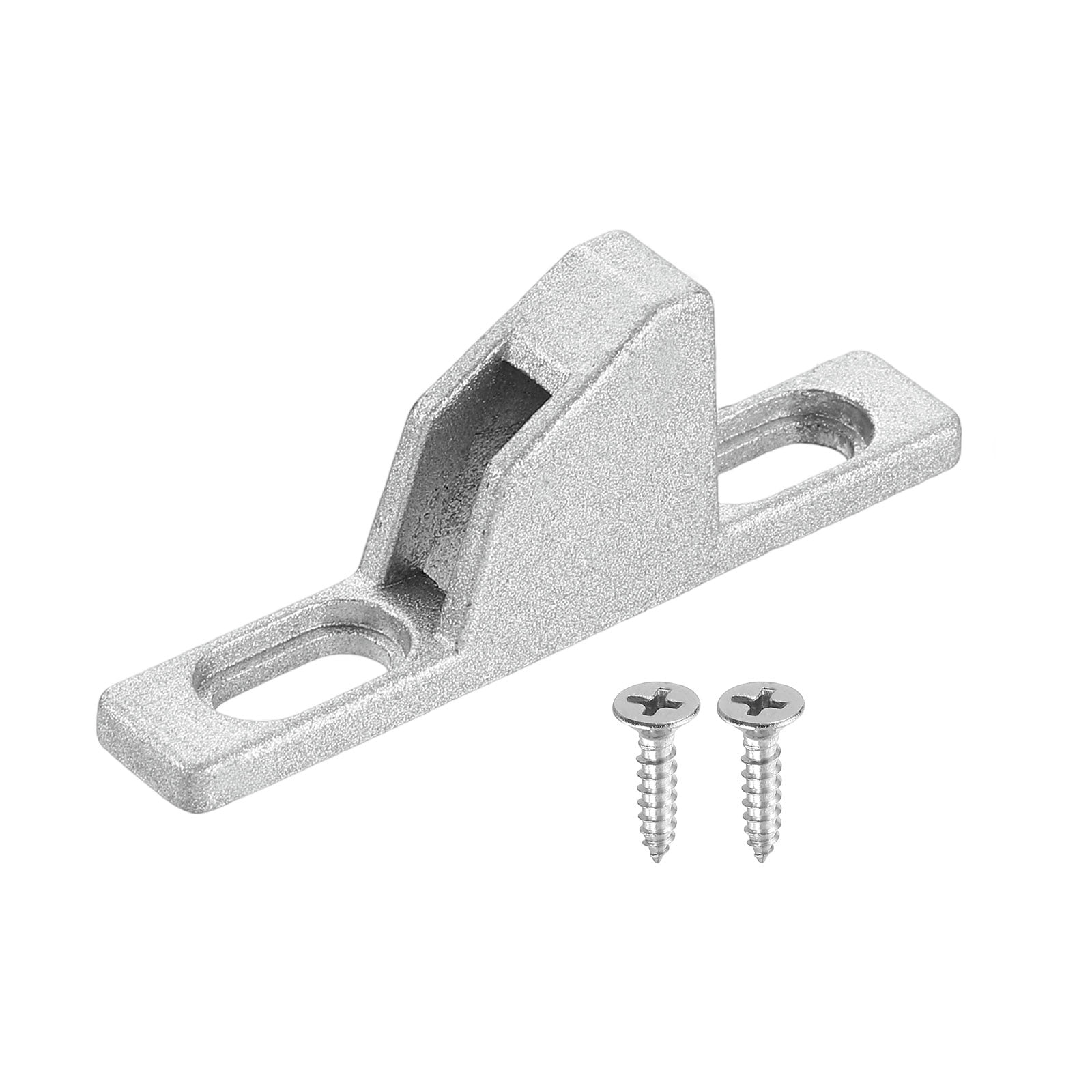 Sliding Door Keeper, 2.17"x0.39" Zinc Alloy Sliding Door Lock, Silver ...