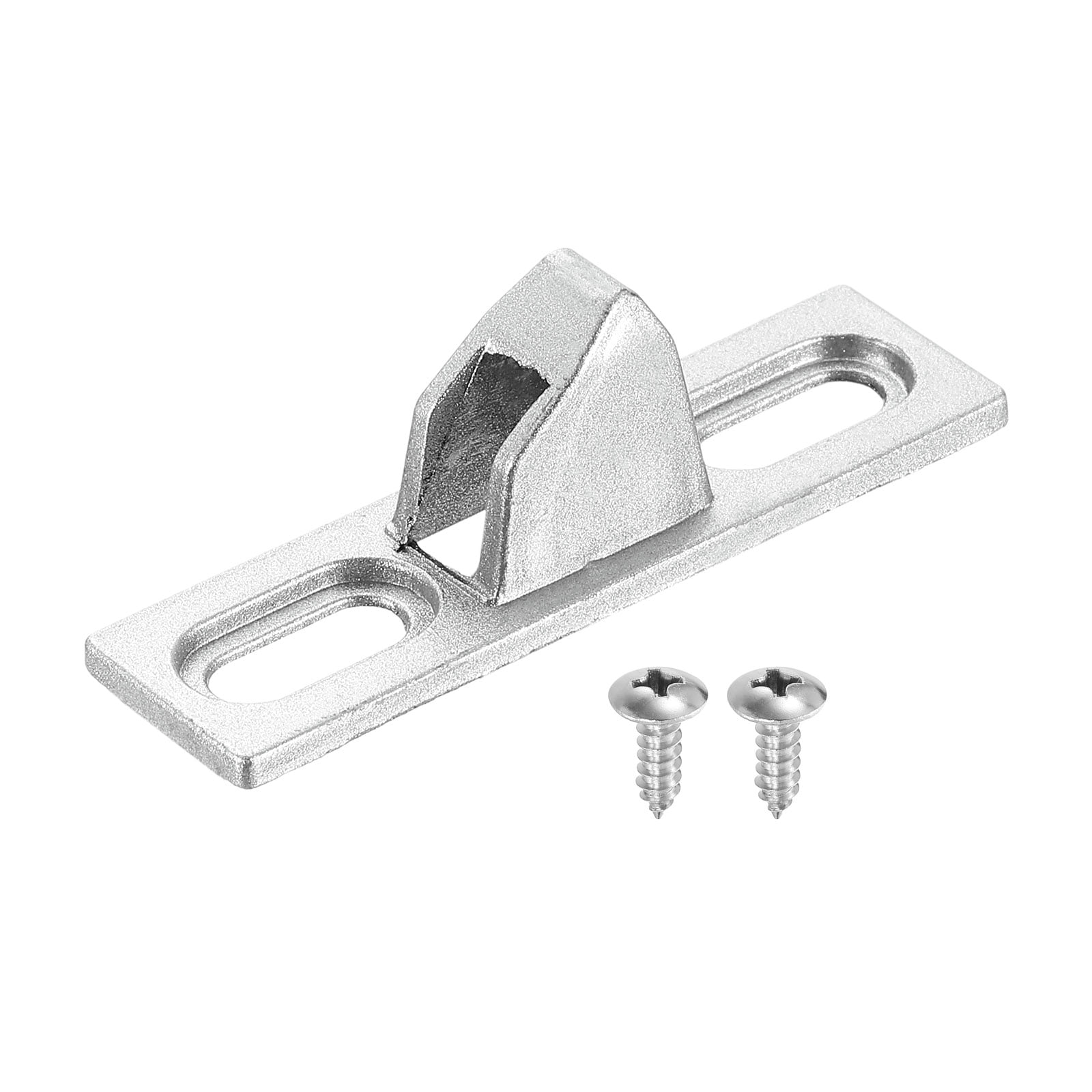 Sliding Door Keeper, 2.4"x0.7" Zinc Alloy Sliding Door Lock, Silver ...