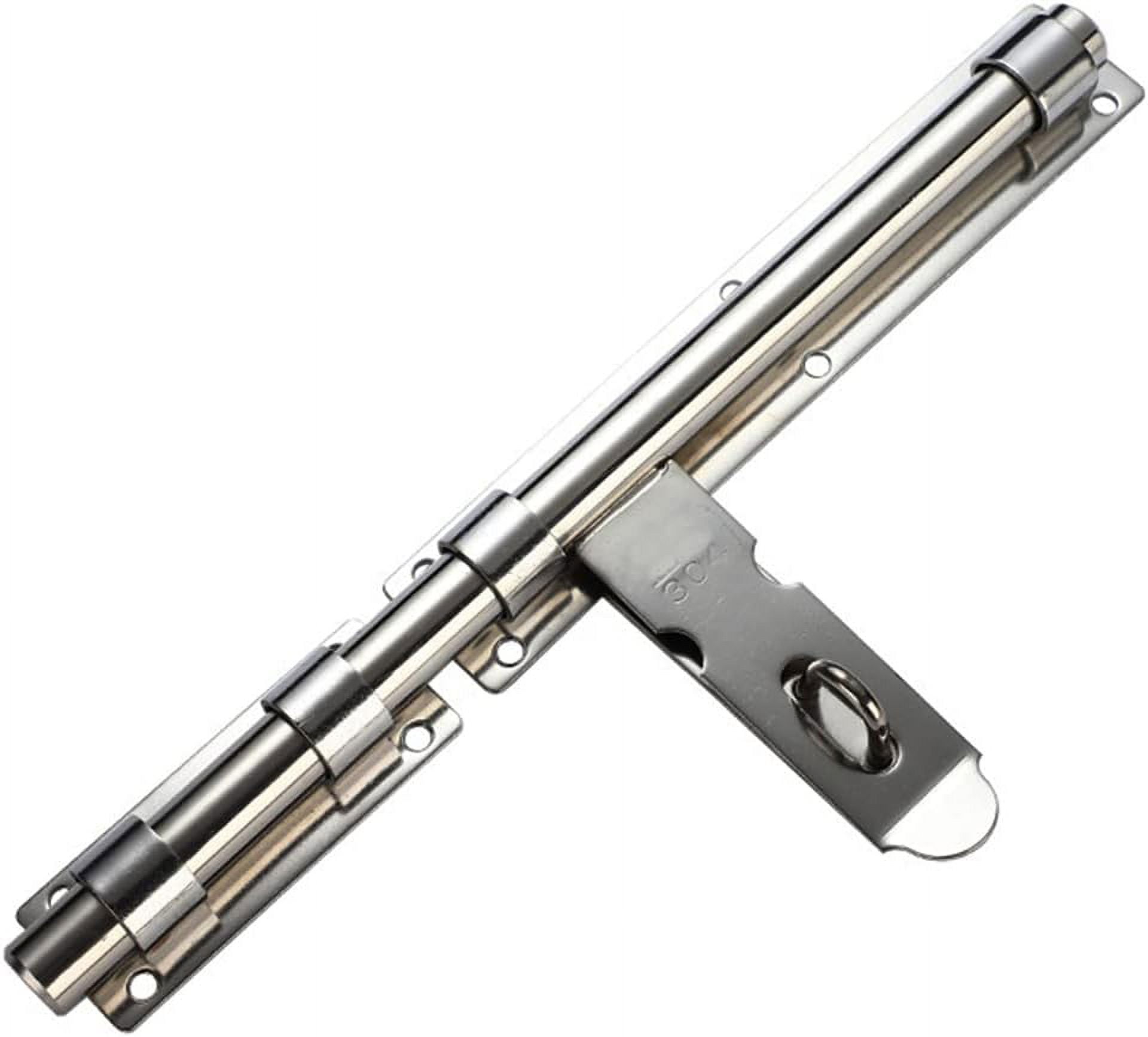 Sliding Door Lock, 12 Inch Latch Door Lock Slide Lock with Padlock ...