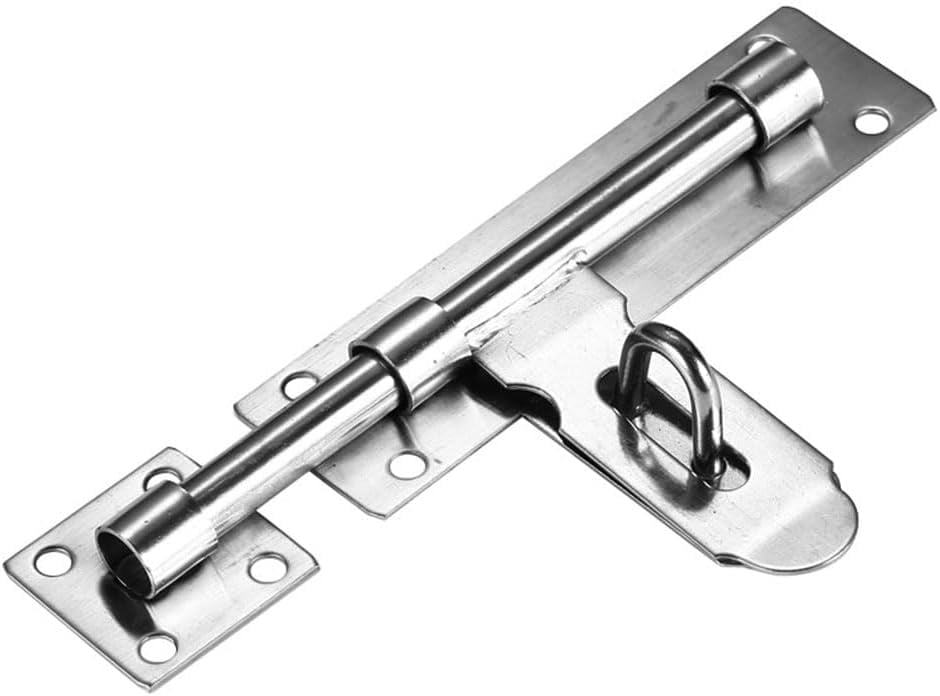 Sliding Door Lock, 12 Inch Latch Door Lock Slide Lock with Padlock ...