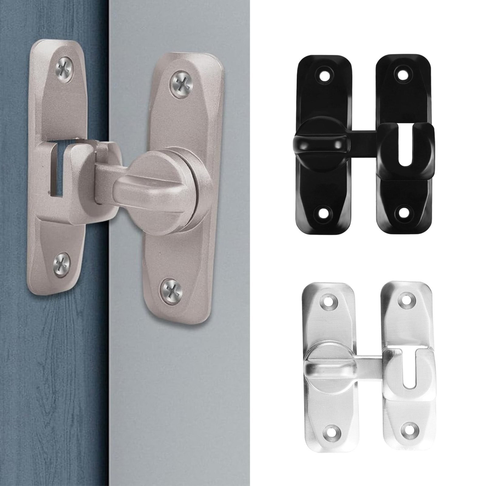 Sliding Door Lock Silver 90/180 Door Lock 1Pc Door Lock Sliding Door ...