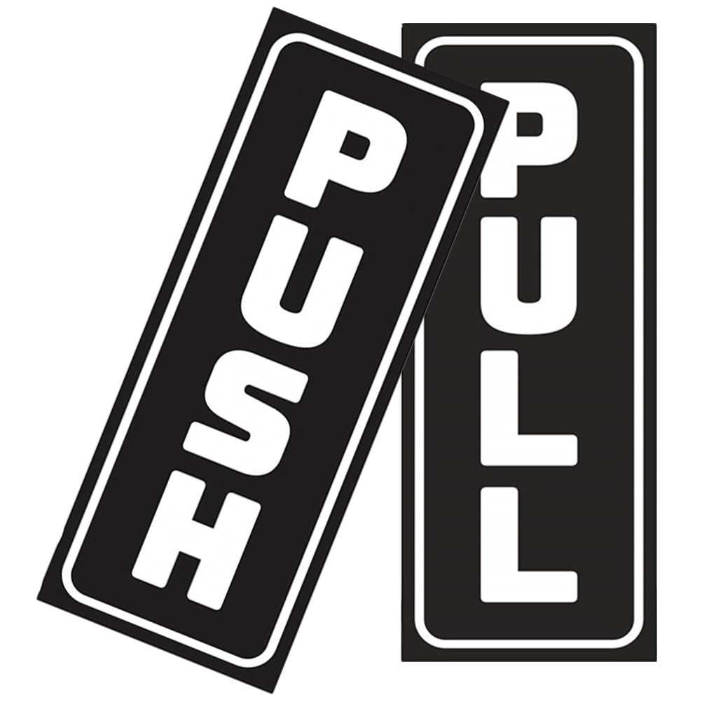 Sliding Door Logo Sticker Noise Blocker Magnetic Labels Nail Stickers ...