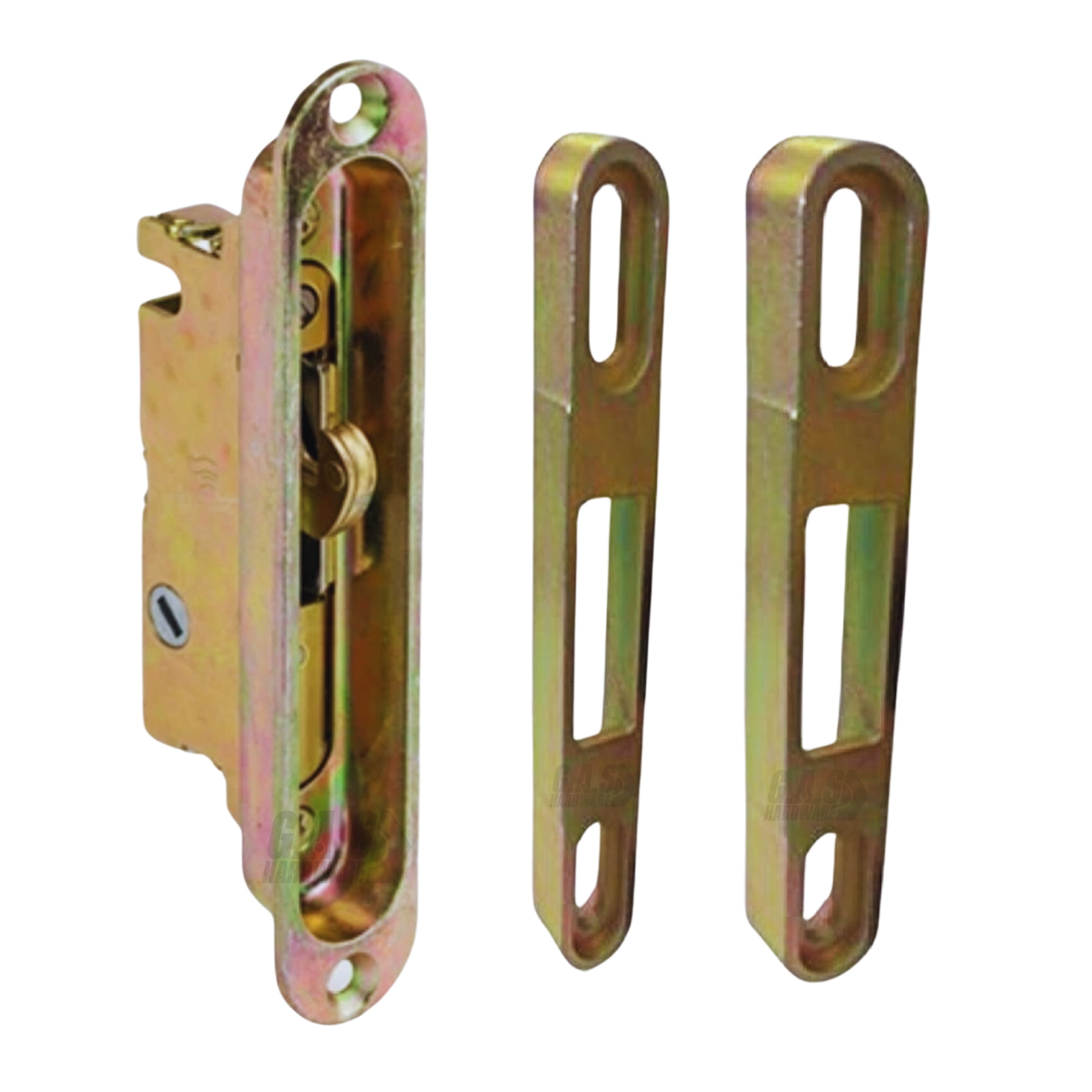 Sliding Door Mortise Lock and Trim Plate Keeper | 1 Wide Mortise Lock ...