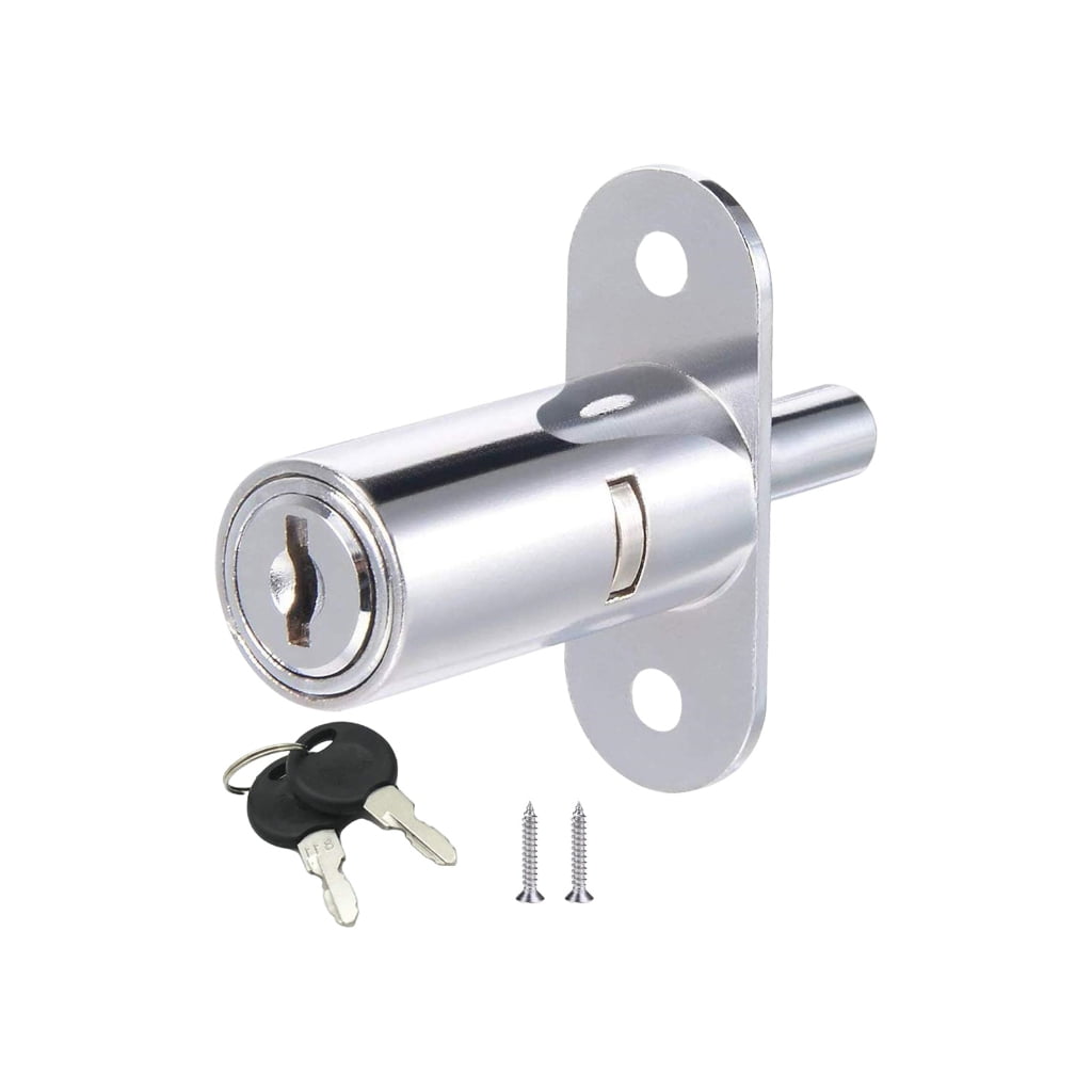 Sliding Door Pressure Lock Cylinder Heavy Gauge Steel Matte Includes ...