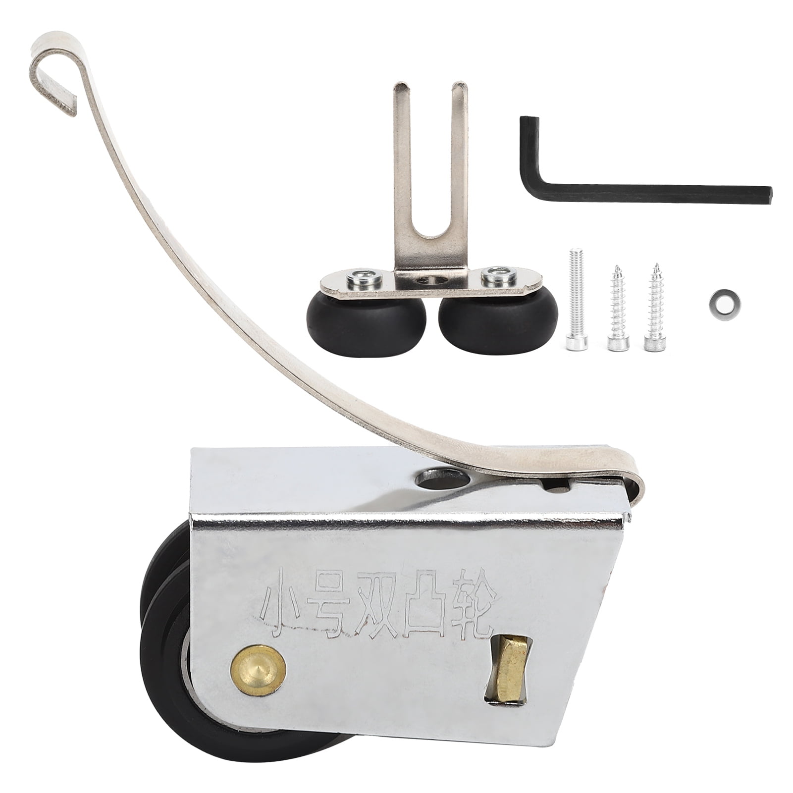 Sliding Door Pulley, Double Row Rollers, Upper Lower Wheel - Walmart.com