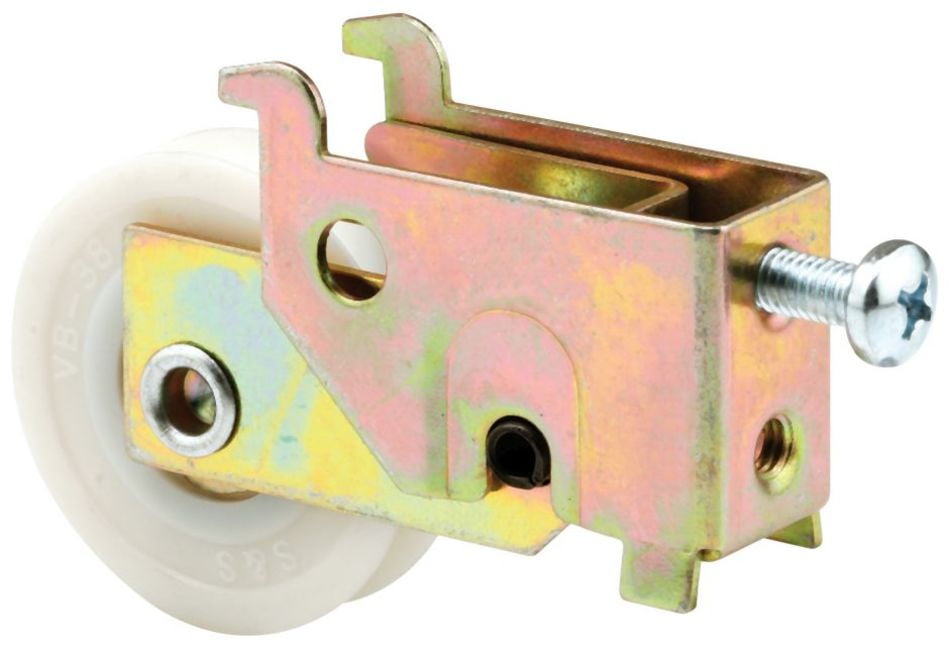 Sliding Door Roller Assembly, 1-1/2 in. Plastic Wheel, Steel Ball ...