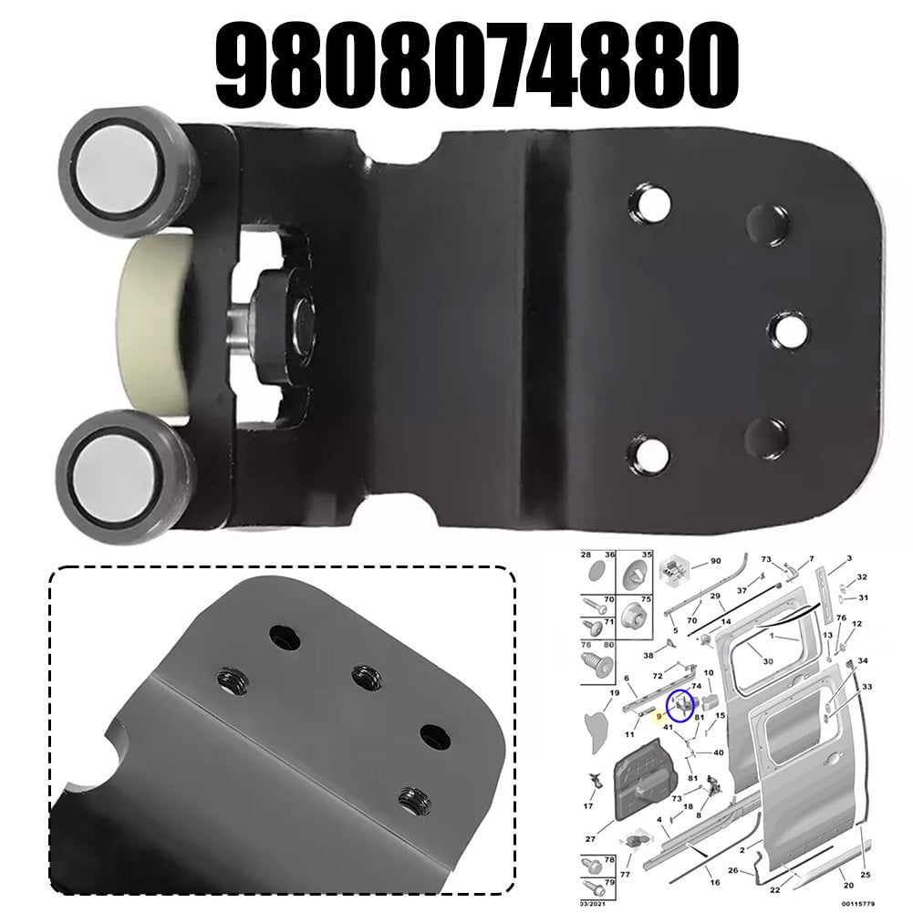 Sliding Door Roller Middle for Expert Traveller for Fiat for Scudo 2016 ...