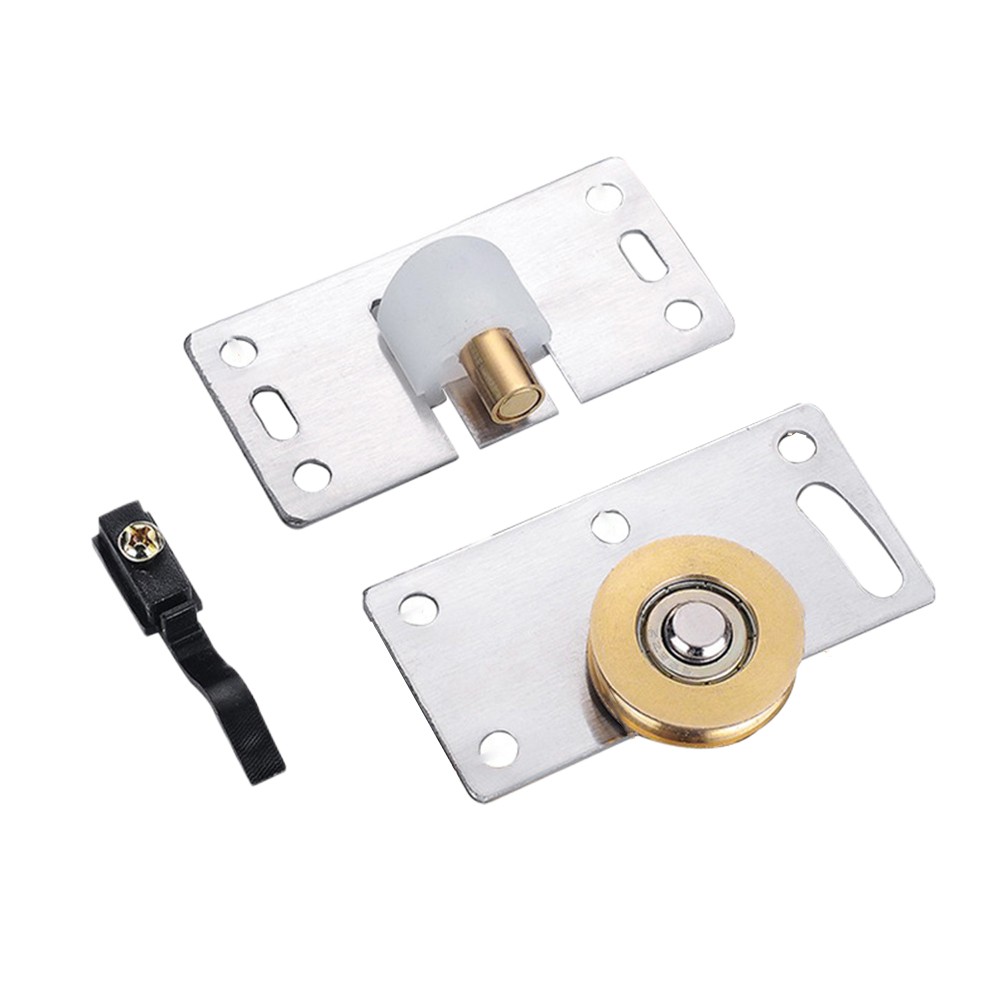 Sliding Door Roller Mute Nylon Wheels Gear Track Kits, 30mm Furniture ...