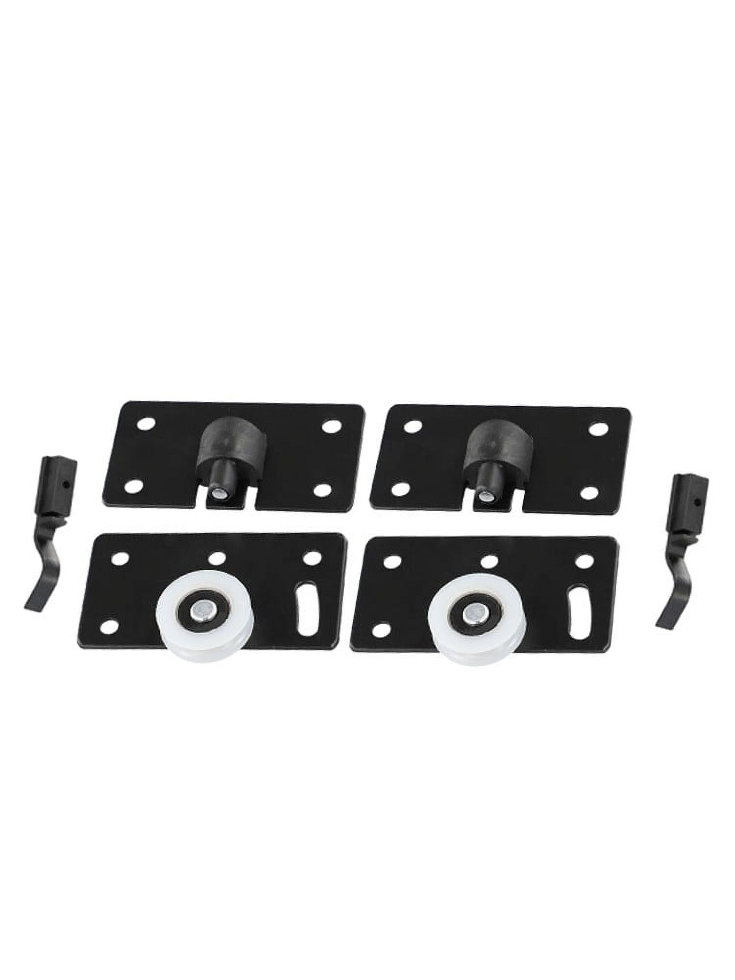Sliding Door Roller Set for Closet Wardrobe - 2 Pack Concave Nylon ...