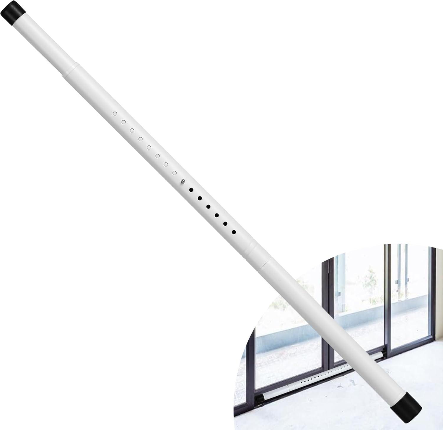 Sliding Door Security Bar, 17.1-40 inches Adjustable Sliding Glass ...