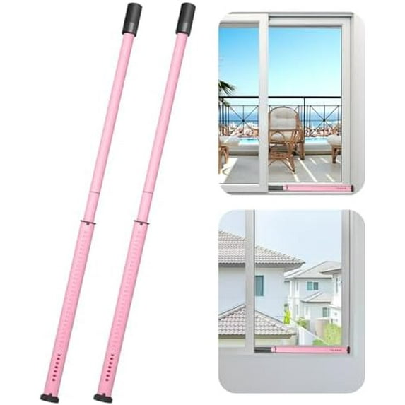 Sliding Door Security Bar,Heavy Duty Sliding Patio Door Lock Bar, 20 ...