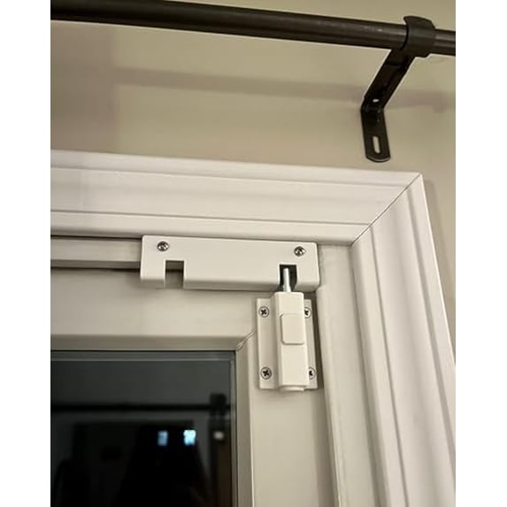Sliding Door Security Lock 2 Pack - Sliding Patio Door Lock for Glass ...