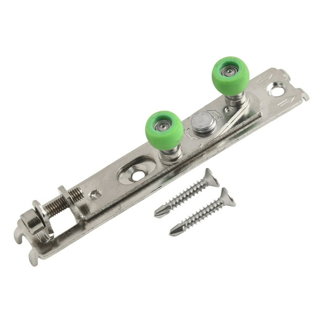Sliding Door Slides Rails Floor Guide 1-Way Positioning Wheel Aluminum ...