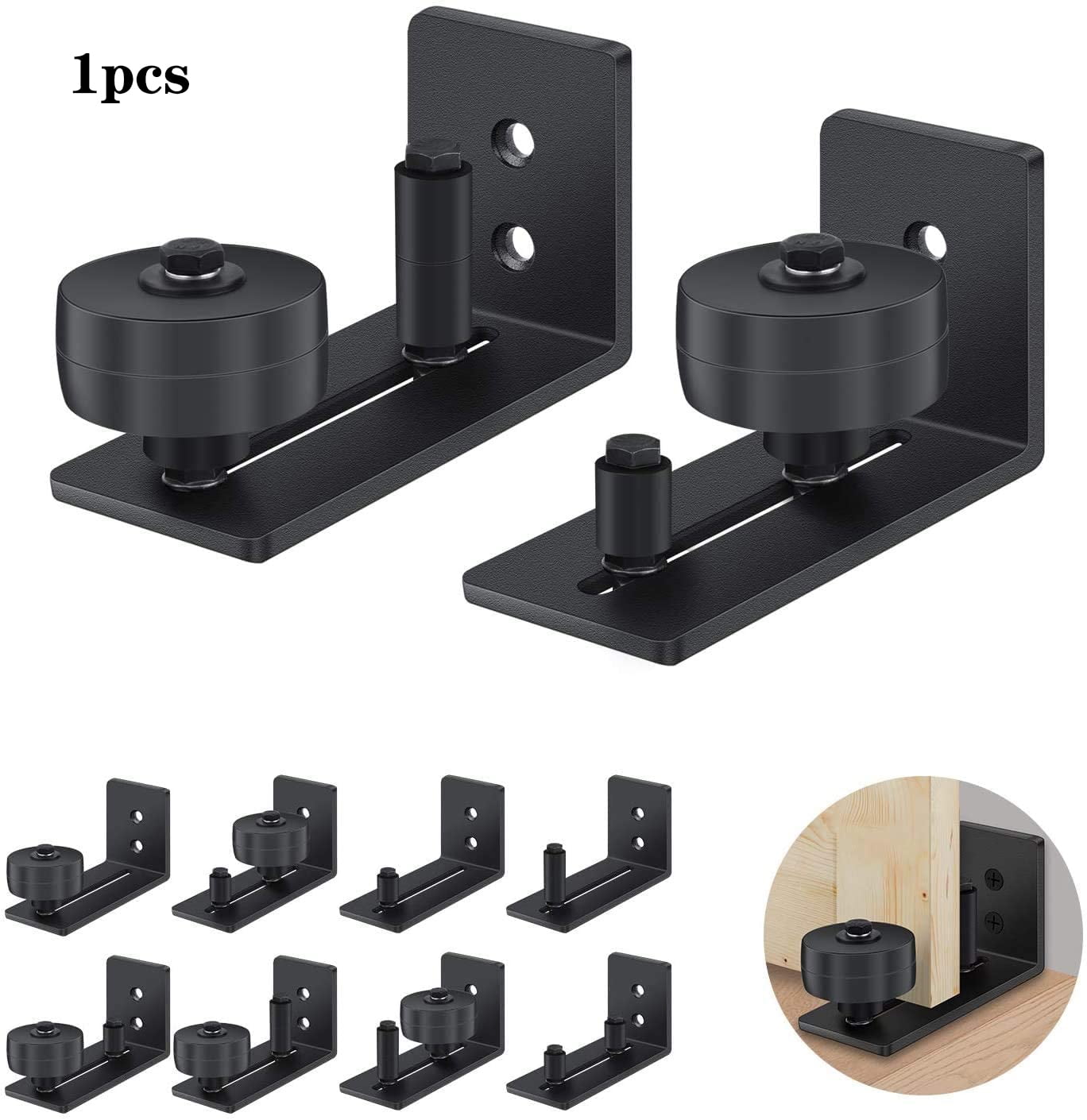 Sliding Door System Rail - Adjustable Floor Roller Guide for All ...