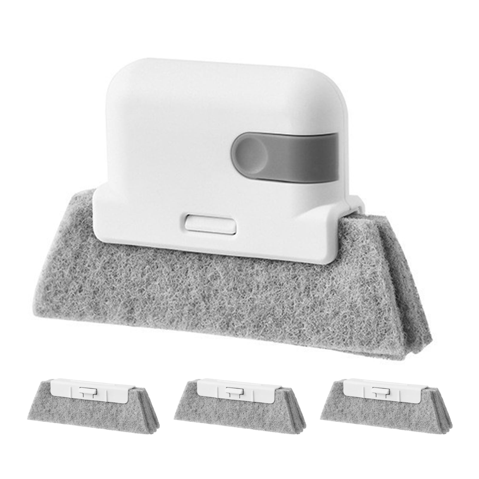 Sliding Door Track Cleaner Window Groove Brush with Replaceable Sponge ...