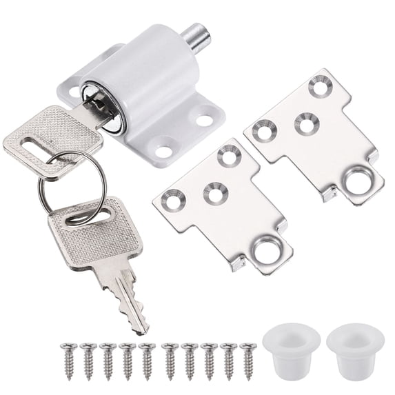 Sliding Door Window Lock for Horizontal Sliding Windows Push-in Key ...