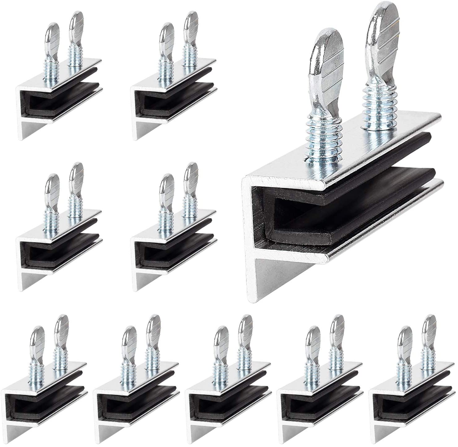 Triani (Bronze, Pack of 1)Rubber Covered -Adjustable Door Window Lock ...