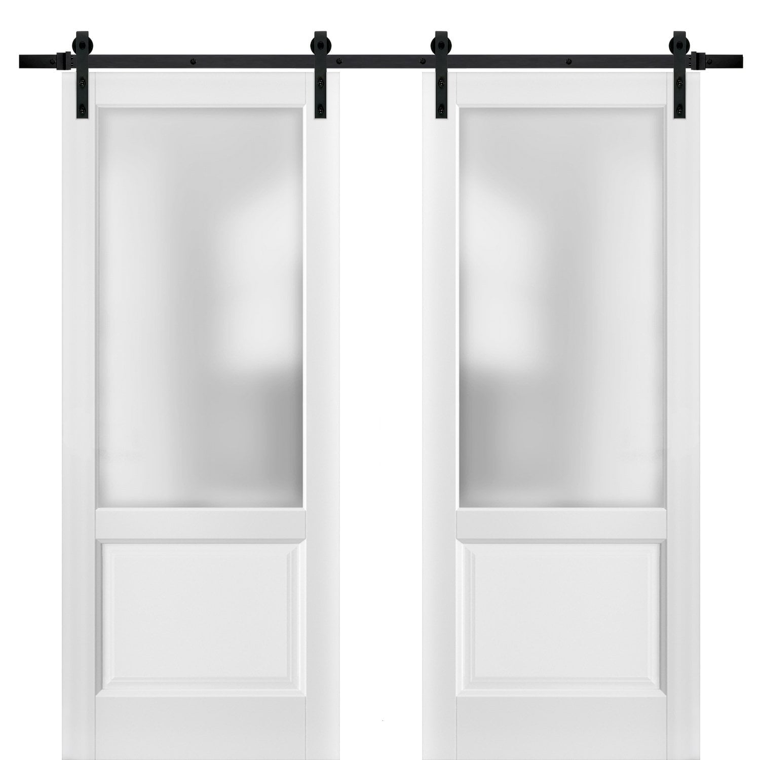 Sliding Double Barn Doors 72 x 96 with Hardware - Walmart.com