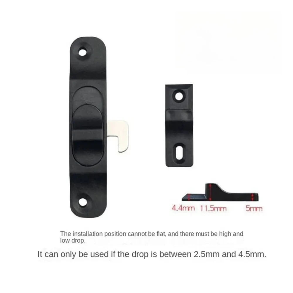 Sliding Folding Trackless Screen Door Latches Push-Pull Mesh Window ...