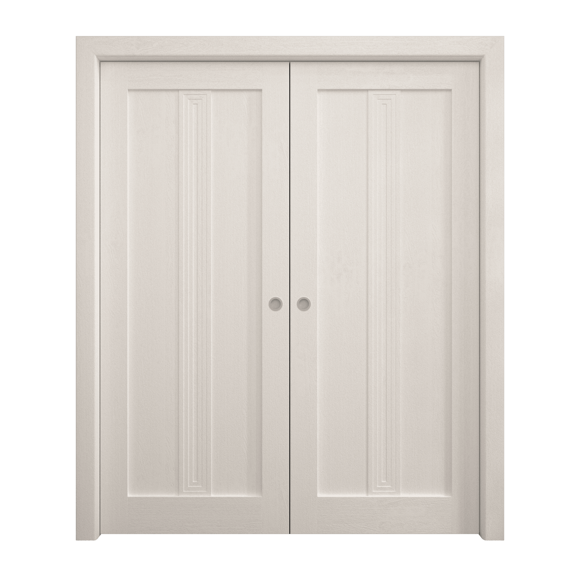 Sliding French Double Pocket Doors 48 x 96 inches | Ego 5006 Painted ...