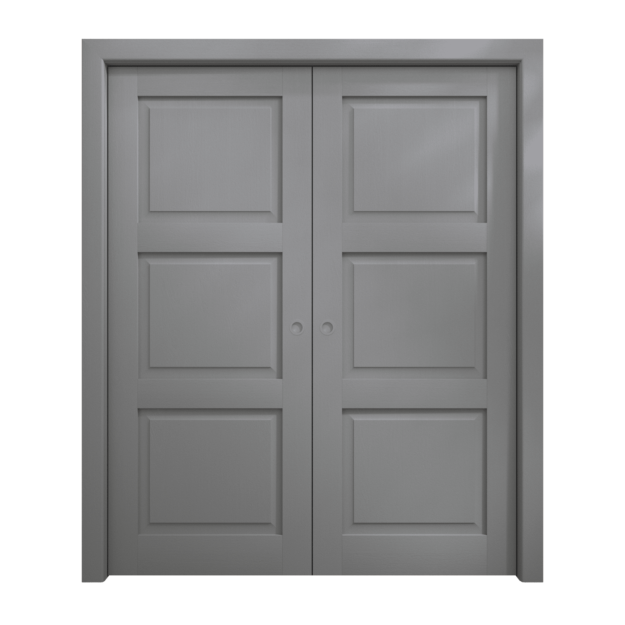 Sliding French Double Pocket Doors 60 x 80 inches | Ego 5010 Painted ...