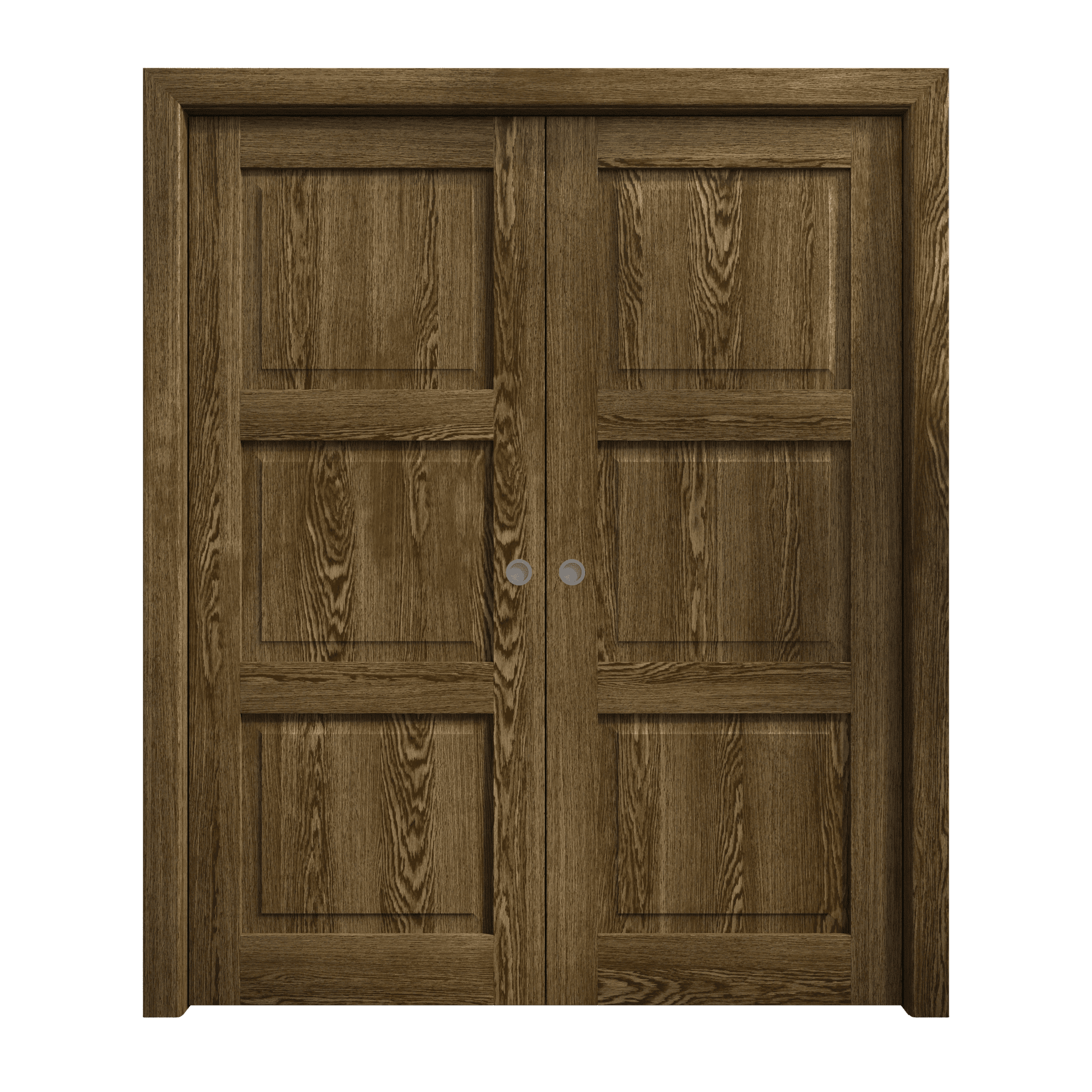 Sliding French Double Pocket Doors 64 x 80 inches | Ego 5010 Marble Oak ...