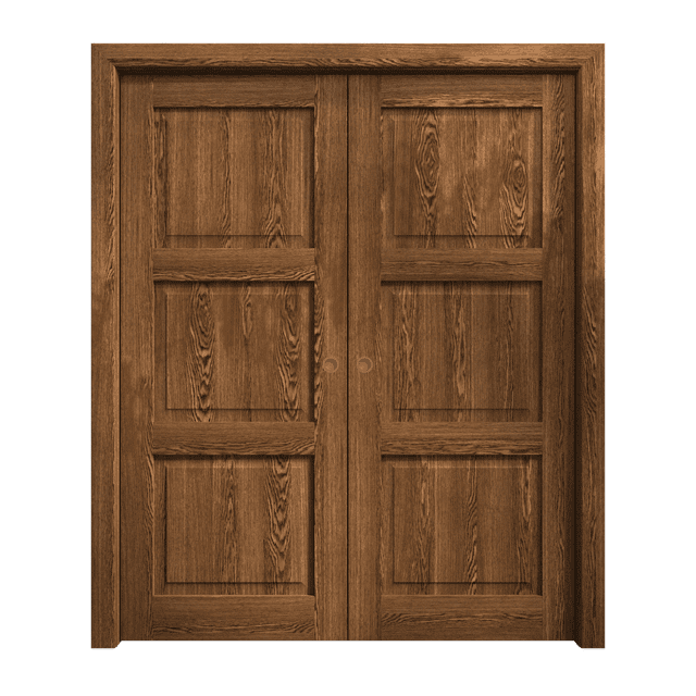 Interior Bedroom Door CALHOME 24 in. x 84 in. Knotty Pine Wood Interior ...