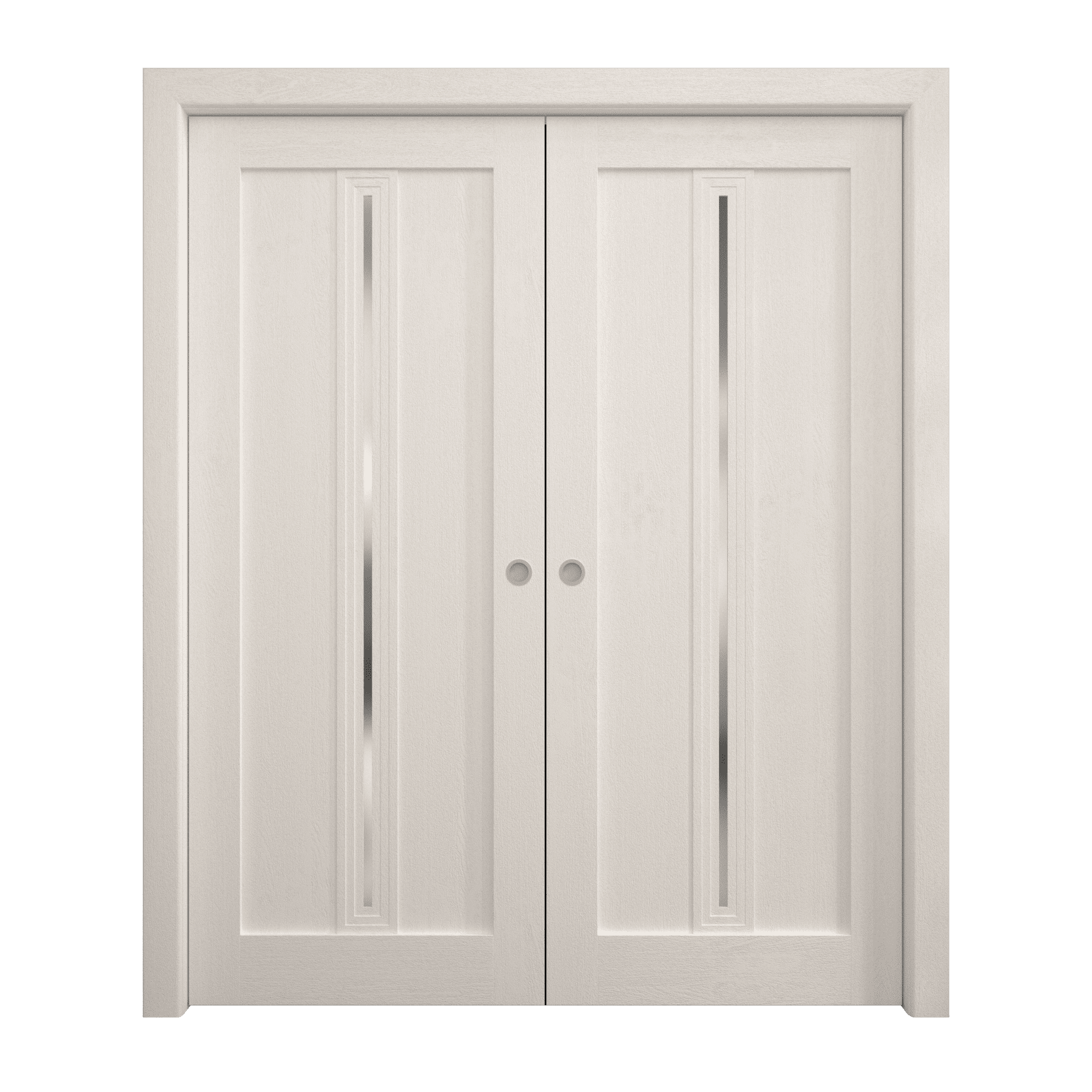 Sliding French Double Pocket Doors 72 x 96 inches | Ego 5014 Painted ...