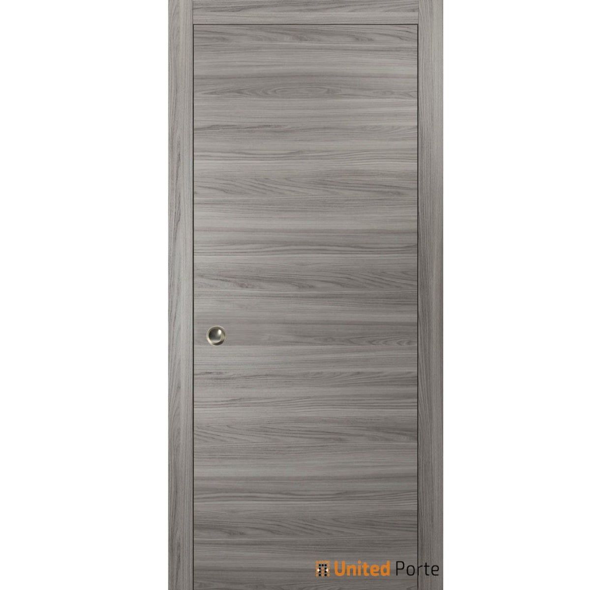 Sliding French Pocket Door with | Planum 0010 Ginger Ash | Kit Trims ...