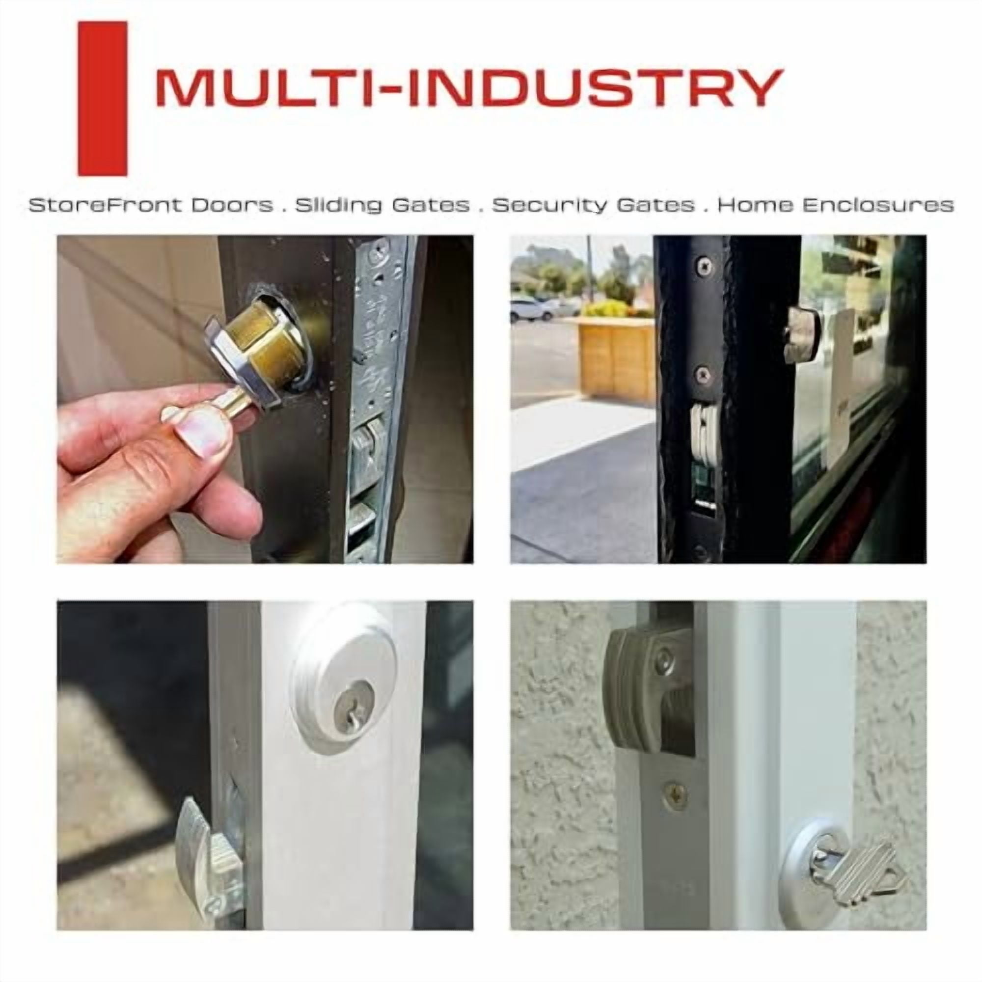 Sliding Gate Lock - Hook Bolt Mortise Lock - Weldable Steel Hook Lock ...
