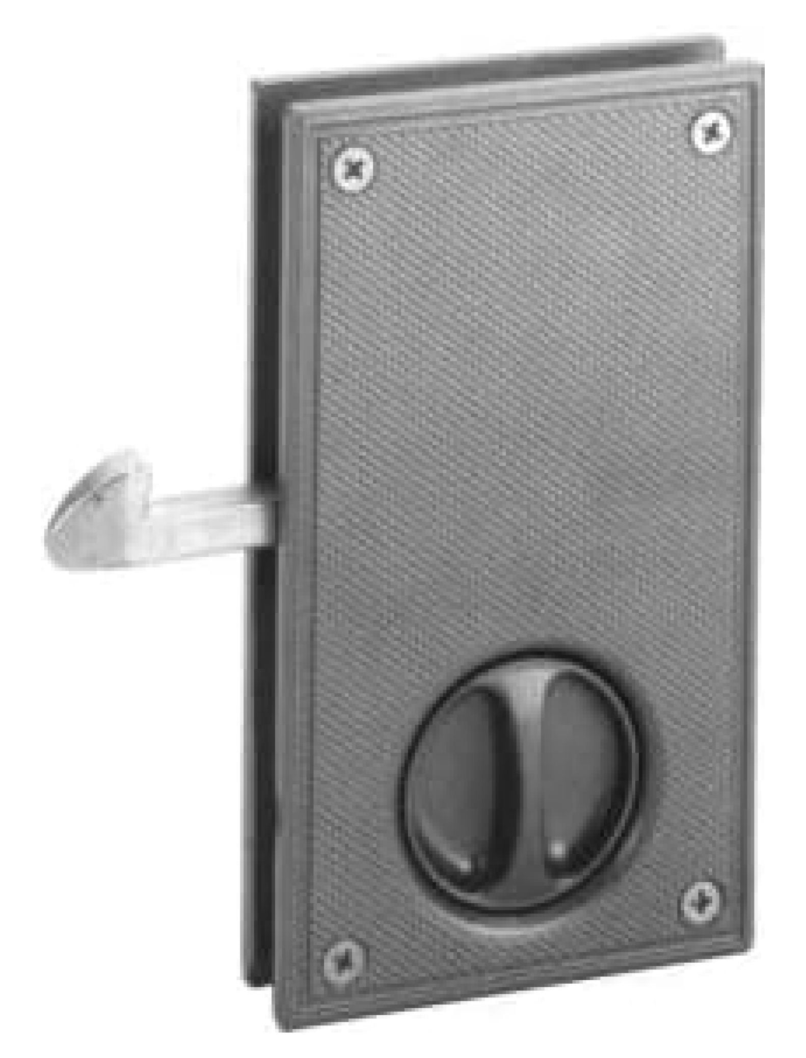 Sliding Gate Lock W3800 Single Cylinder - Bronze Finish, 1/2" Channel ...
