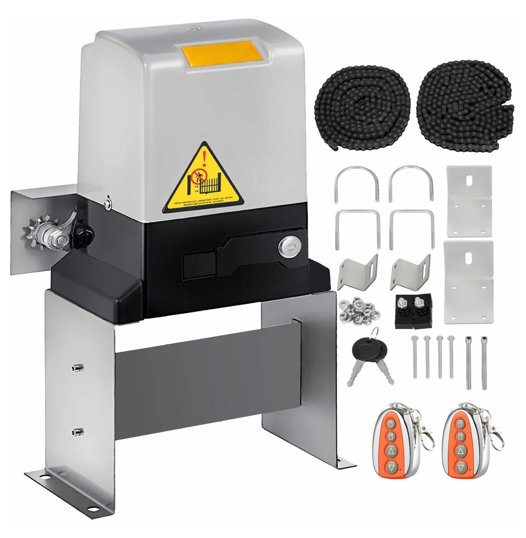 Sliding Gate Opener 1800Lbs AC600, Automatic Sliding Gate Operator with ...